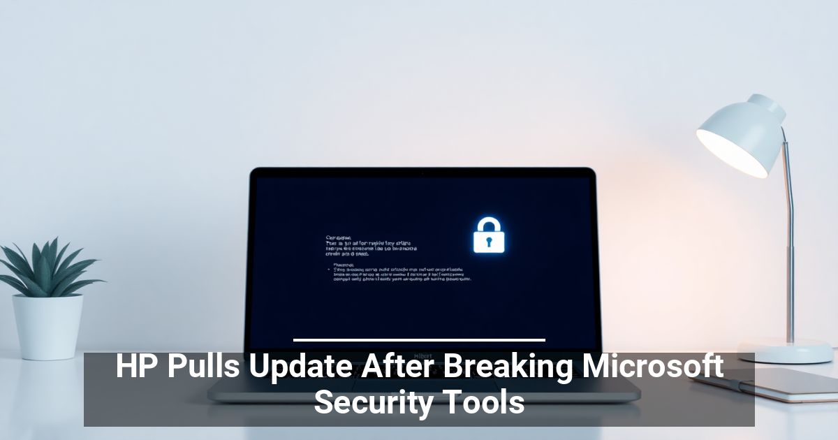 HP Pulls Update After Breaking Microsoft Security Tools | Lambert ...